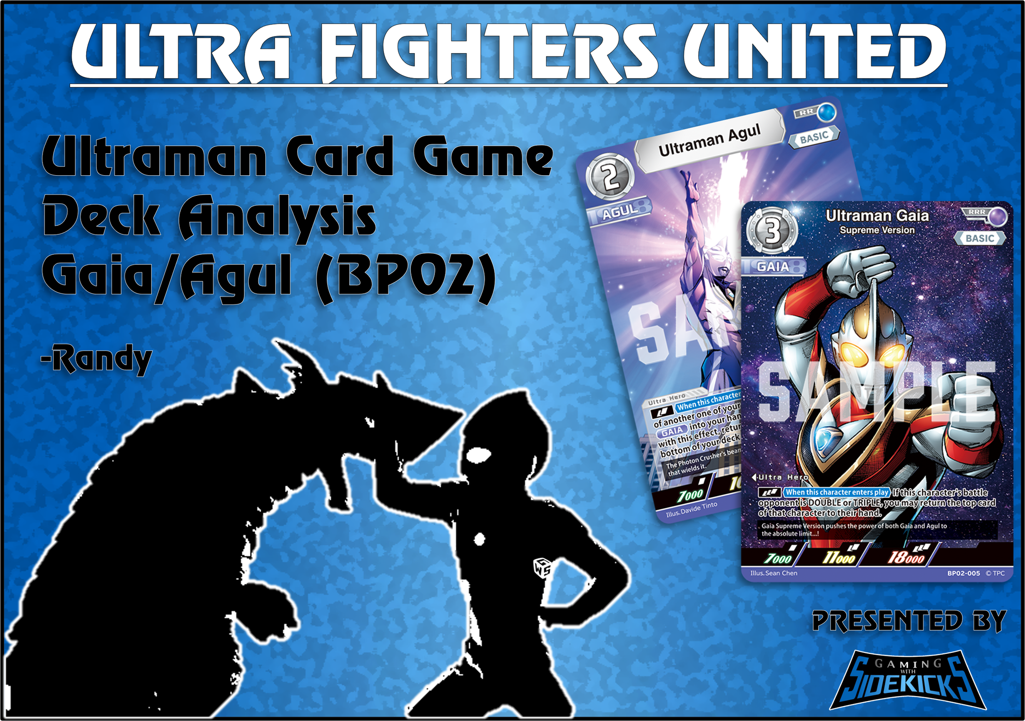 Ultraman Card Game – Deck Analysis: Gaia/Agul – Gaming With Sidekicks